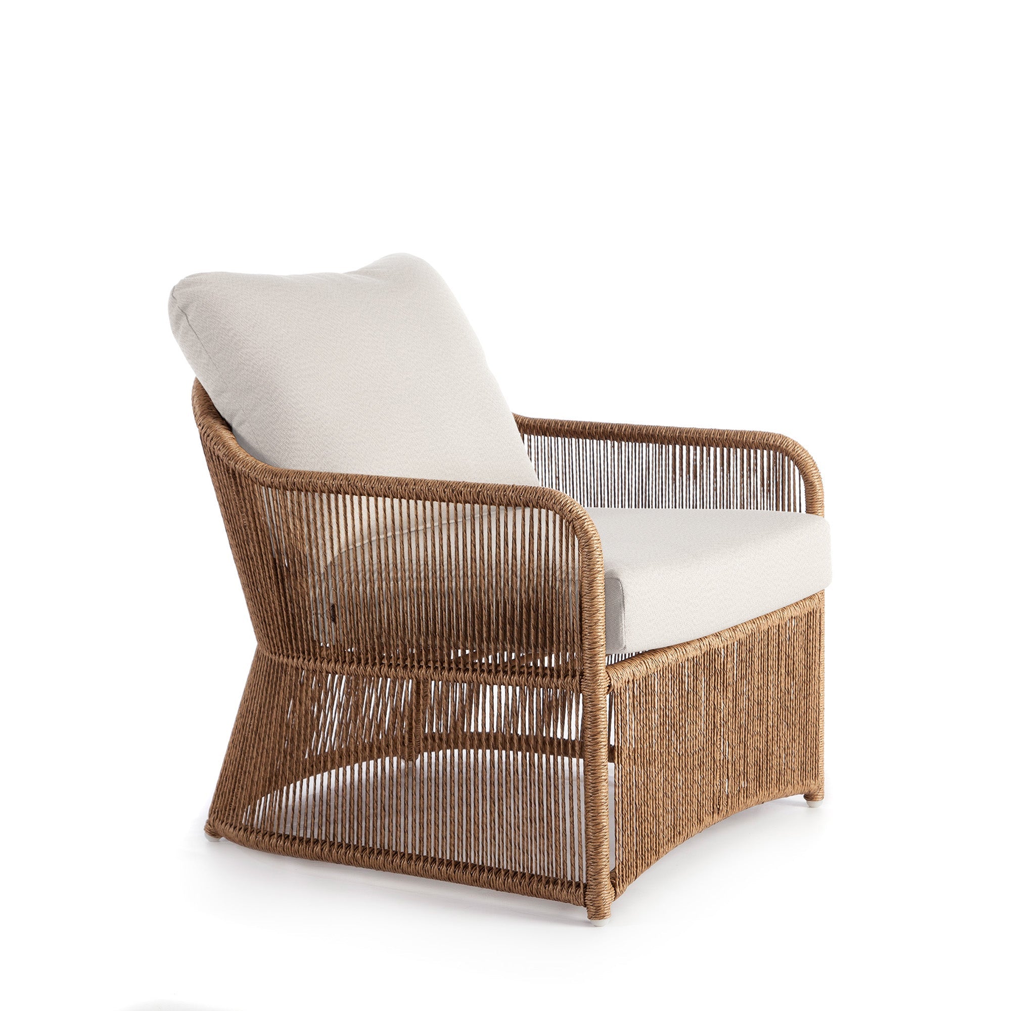 Calixto Armchair - Wild Honey / Nigerian Twist Hyacint / Panama Blanco – Eunice Taylor