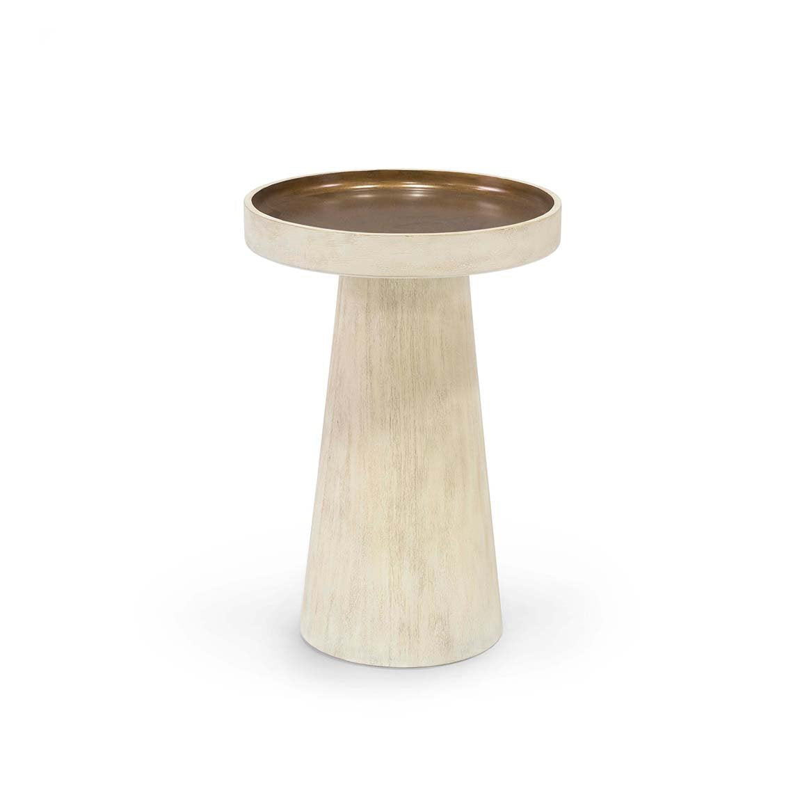 Orson Side Table, White – Eunice Taylor