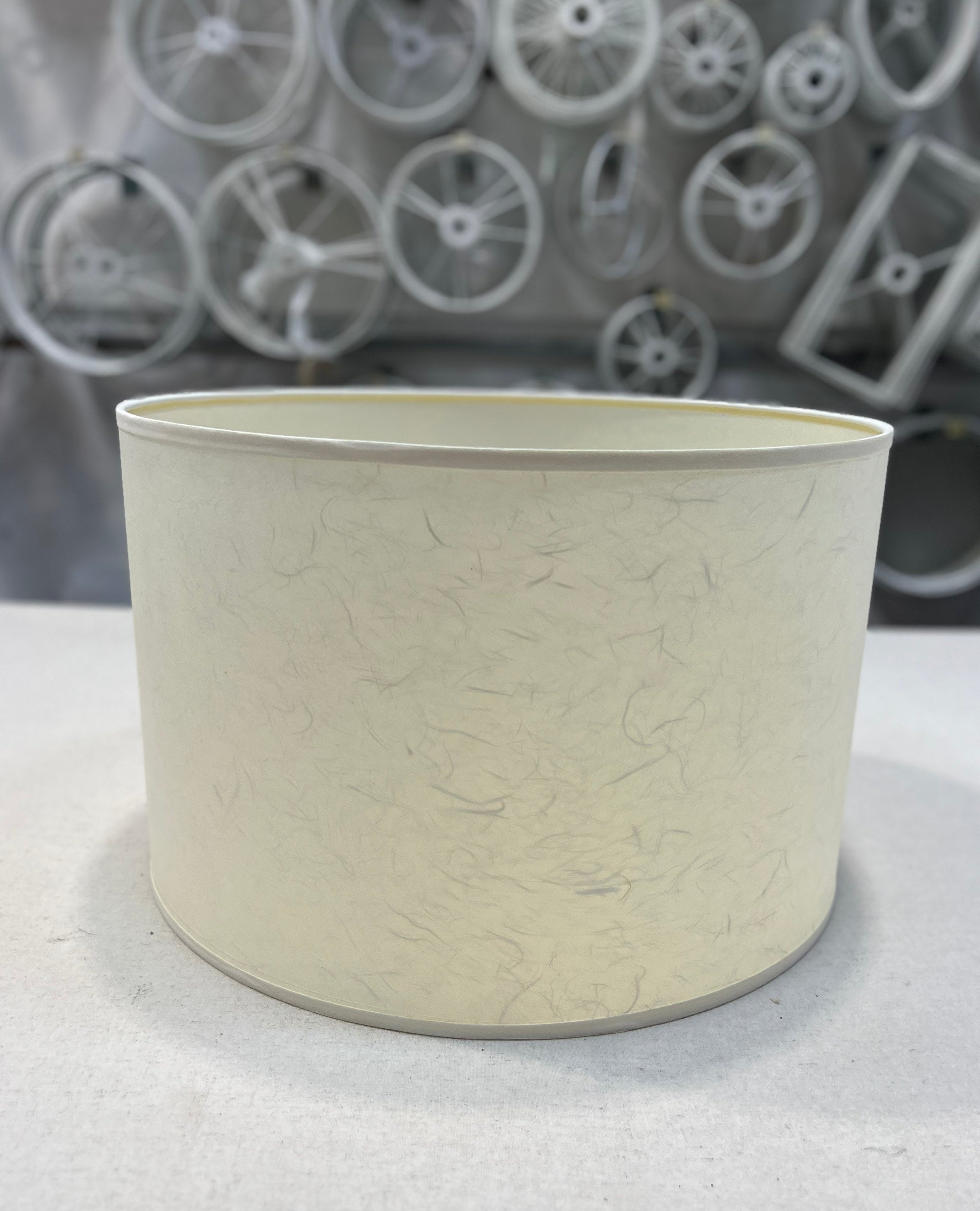 Arctic Parchment Drum Shade – Eunice Taylor